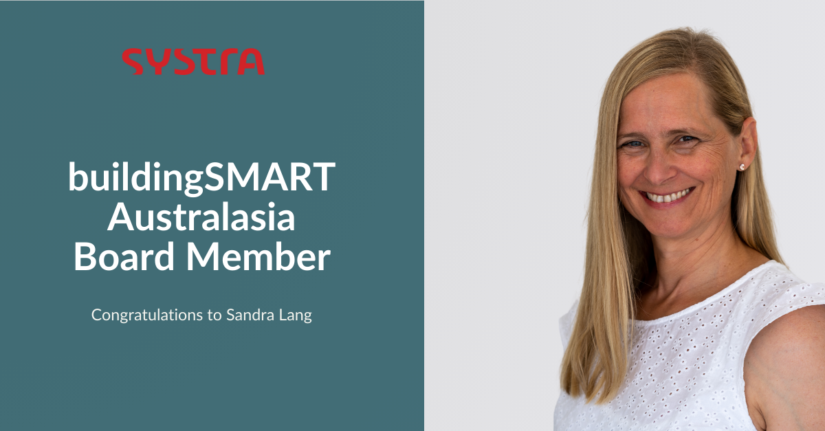 Sandra Lang appointed to BuildingSmart Board - Australia
