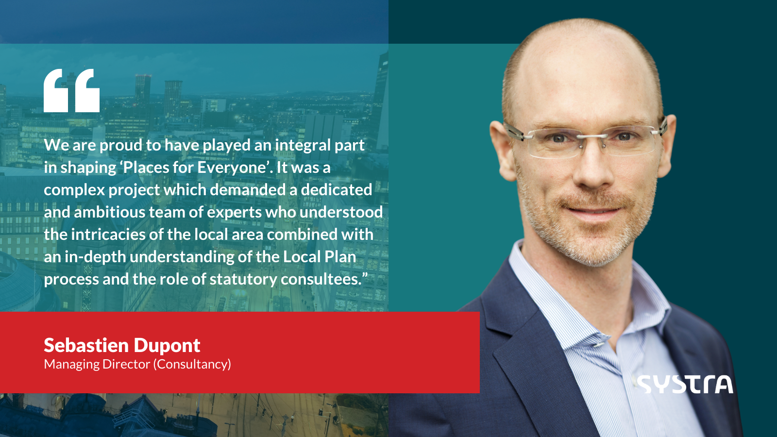 SYSTRA experts support Greater Manchester ‘Places for Everyone’ - SYSTRA UK