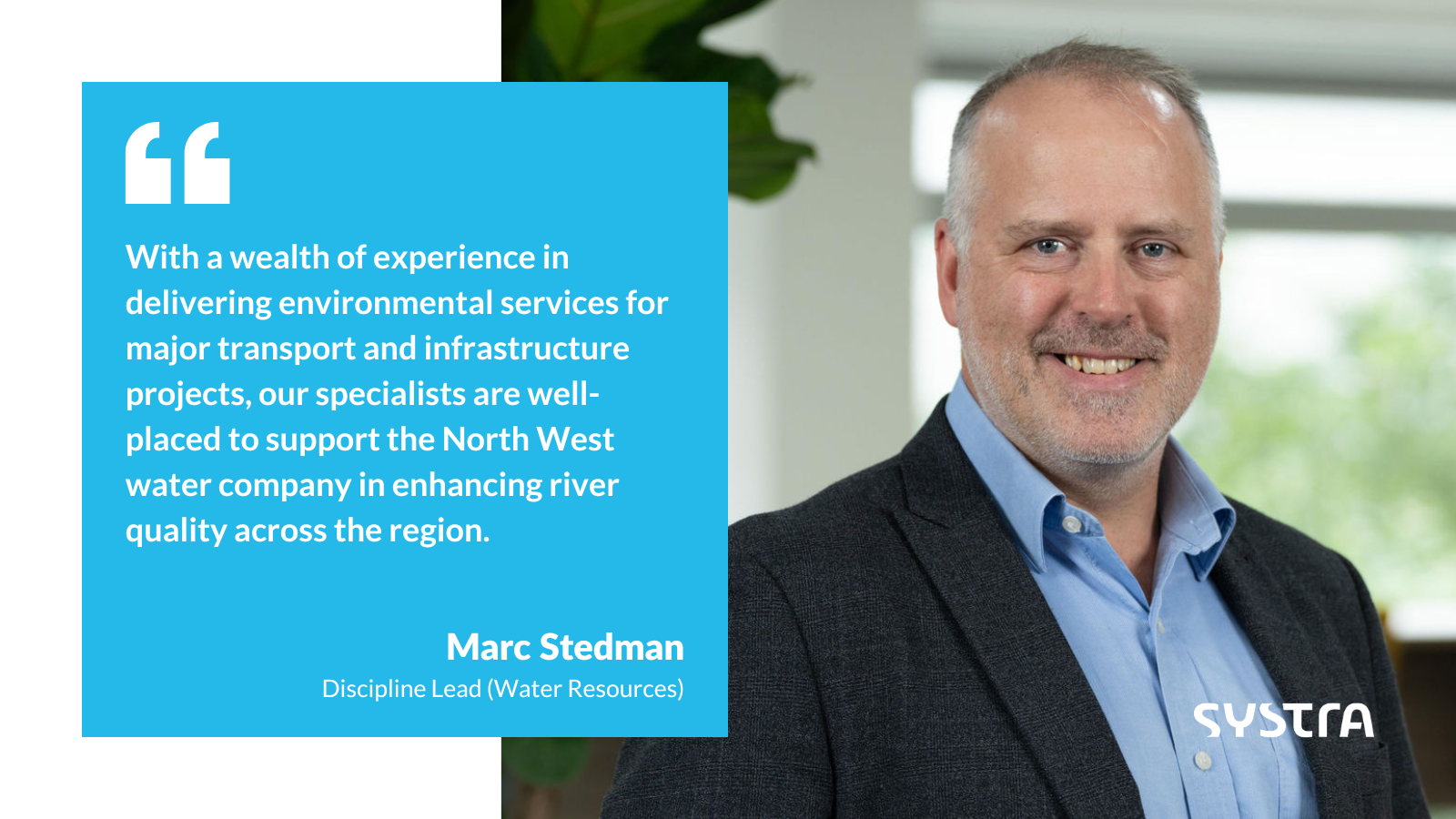 SYSTRA secures place on United Utilities framework to support river ...