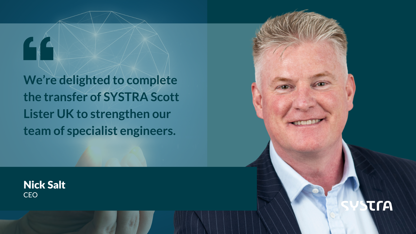 SYSTRA Scott Lister UK transfers to SYSTRA Limited, bringing human ...