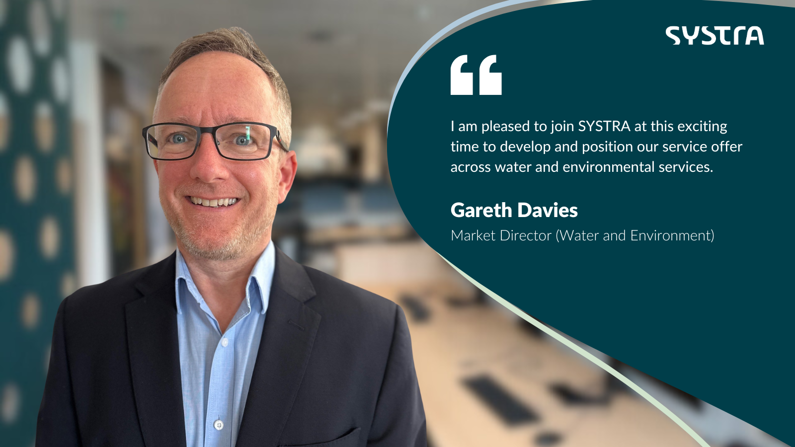 SYSTRA UK & Ireland appoints Gareth Davies as Market Director for Water ...