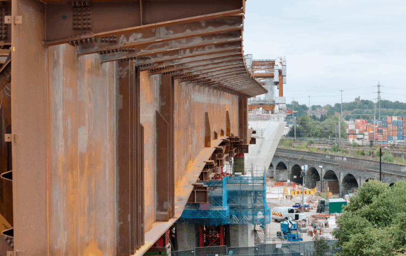 Huge Mott MacDonald SYSTRA Design Joint Venture (DJV) designed bridge ...