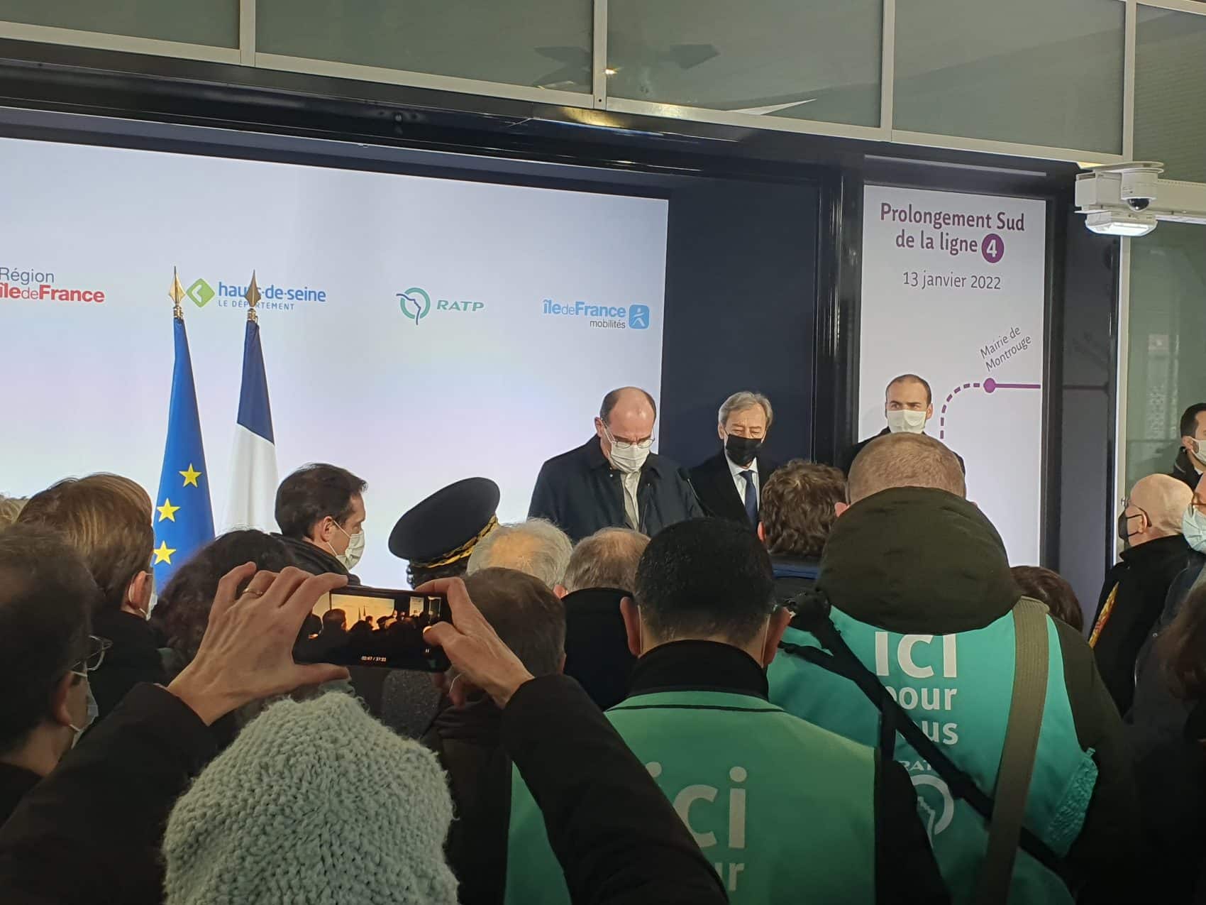 The extension of line 4 of the Paris metro was inaugurated - Group