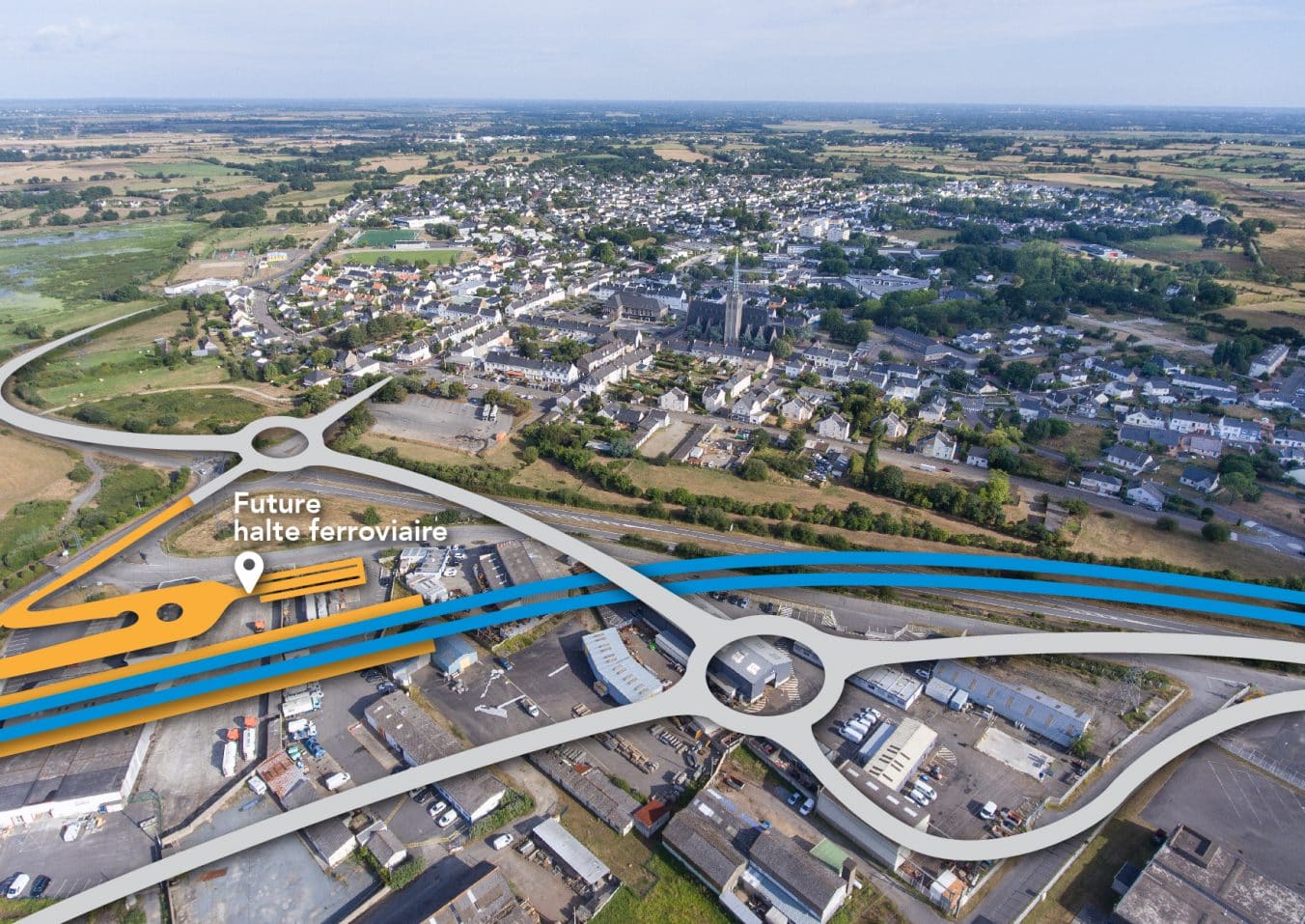 The Donges refinery rail bypass was inaugurated in France - Group