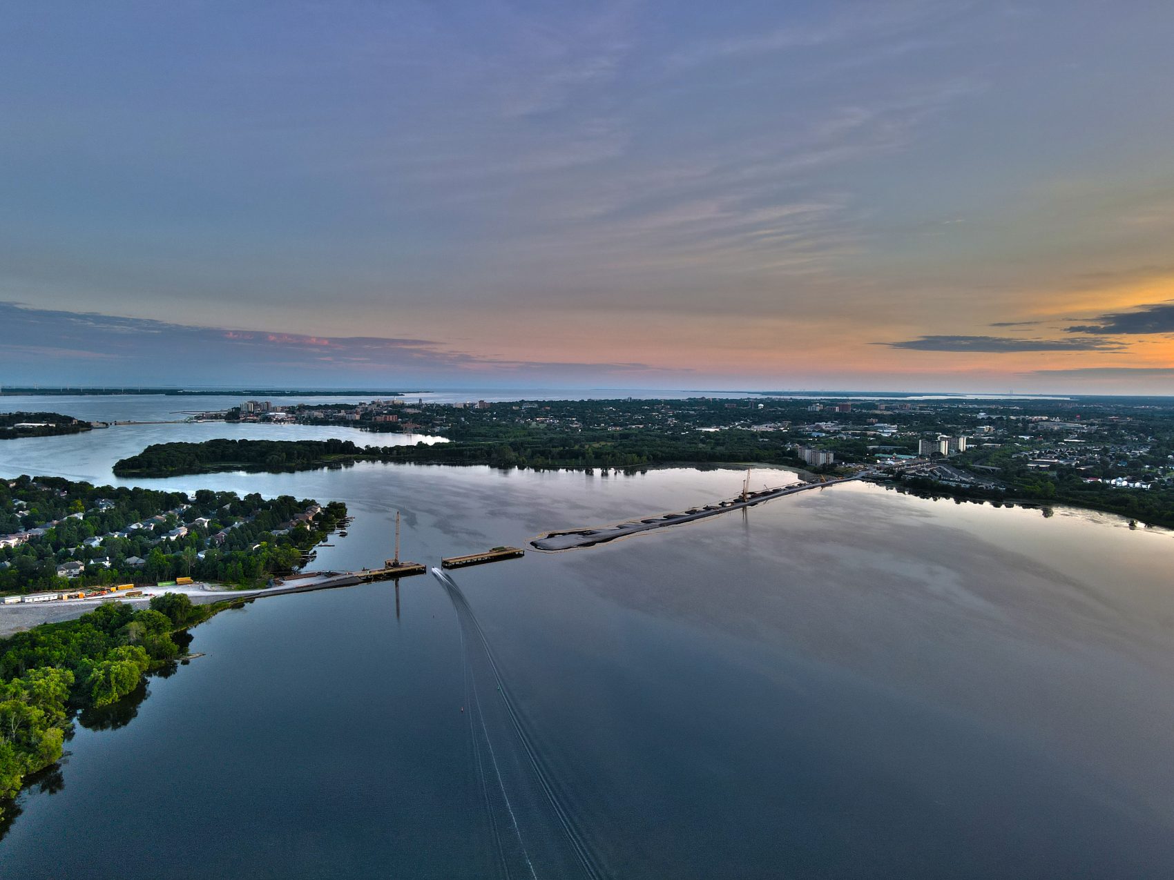 Inauguration of the Waaban Bridge in Kingston, Canada - Group