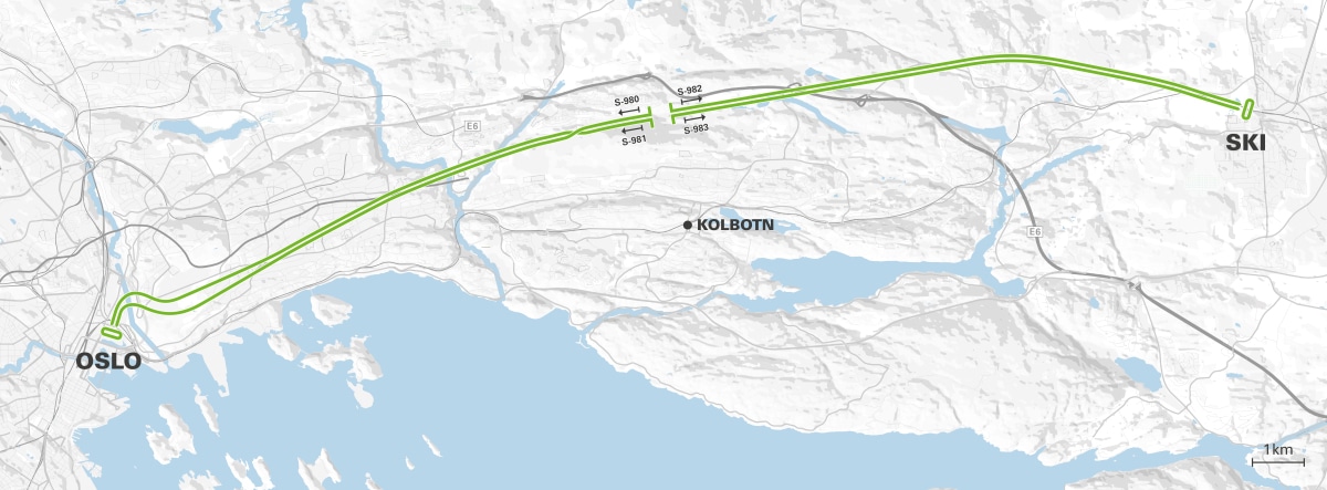 Inauguration of a high-speed line in Norway - Group