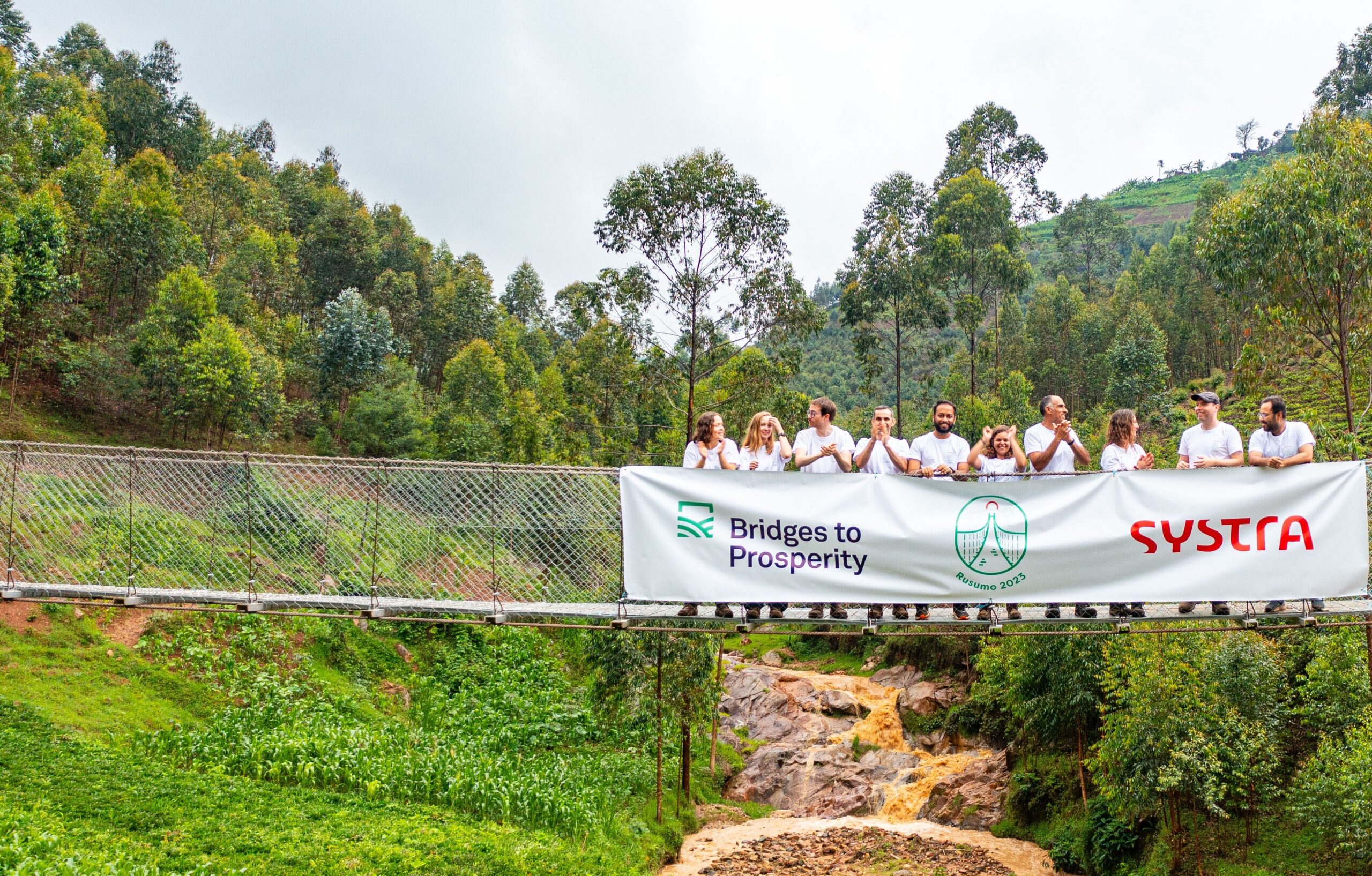 Pont de Rusumo - Rwanda - Groupe