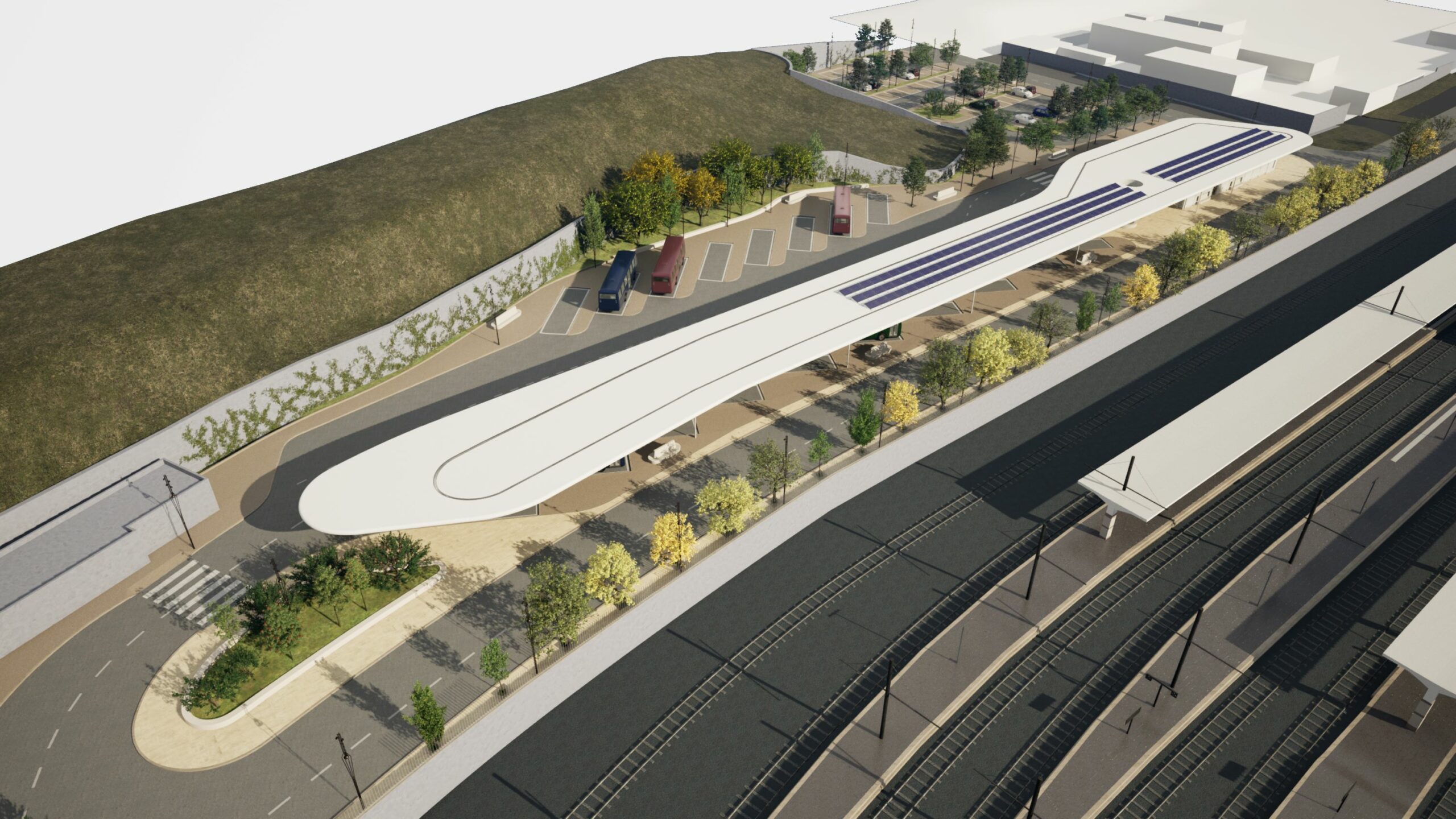 Taranto station multimodal interchange -Italy - Group